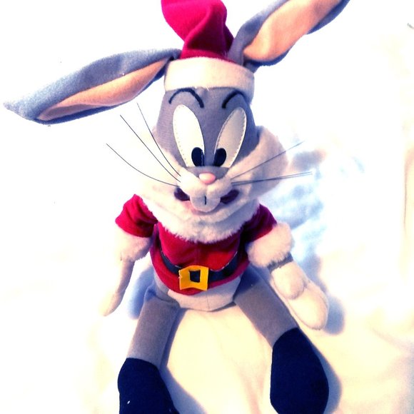 Warner Bros. | Holiday | Bugs Bunny Looney Tunes Santa 997 Plush | Poshmark